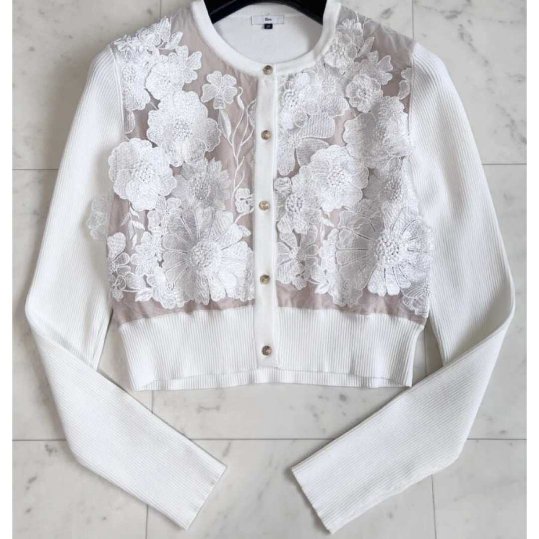 DOUBLE STANDARD CLOTHING - 美品 SOV. フラワーレース DOUBLE STANDARD CLOTHING - 美品 SOV. フラワーレース