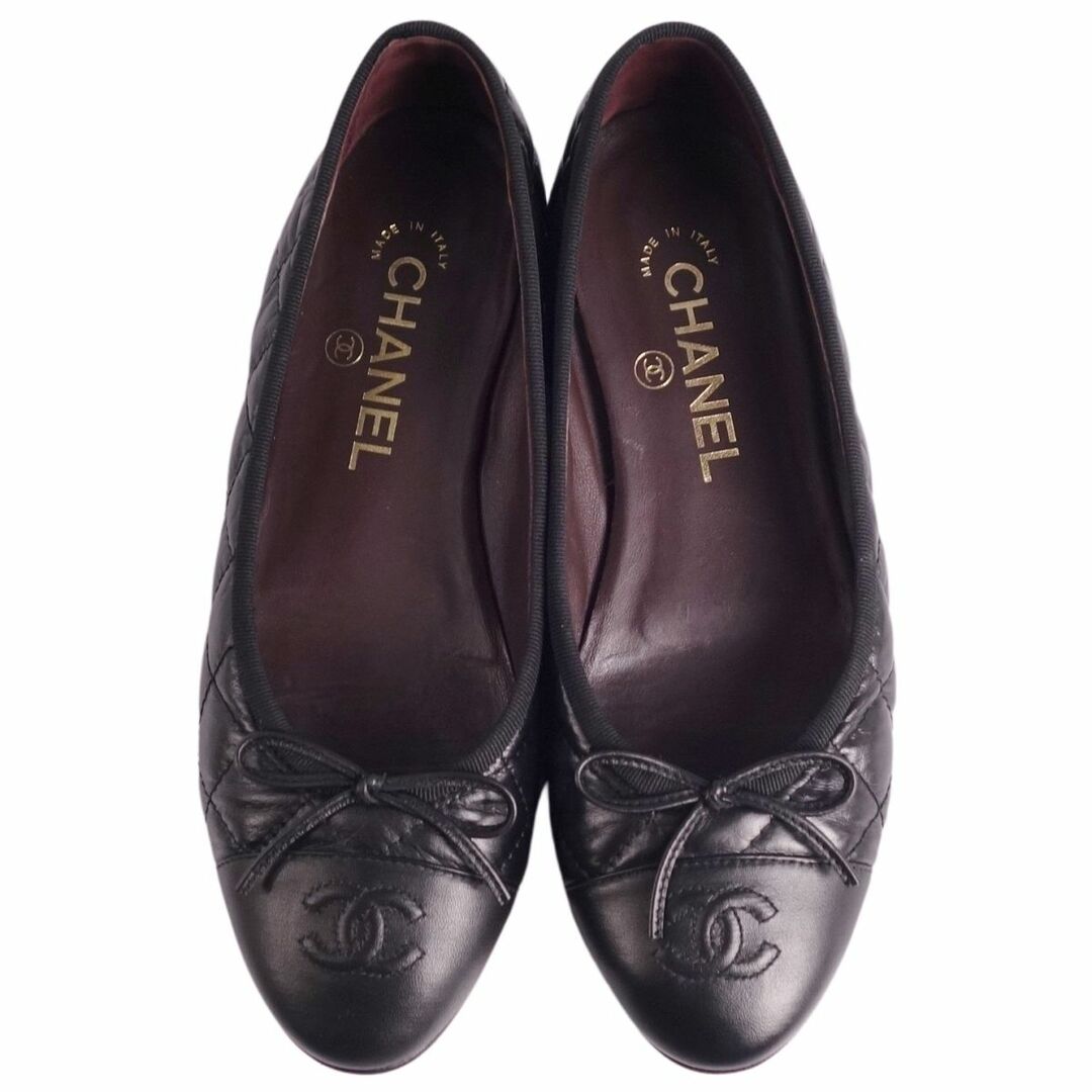CHANEL - 美品 シャネル CHANEL パンプス バレリーナ G26250 CHANEL - 美品 シャネル CHANEL パンプス バレリーナ G26250