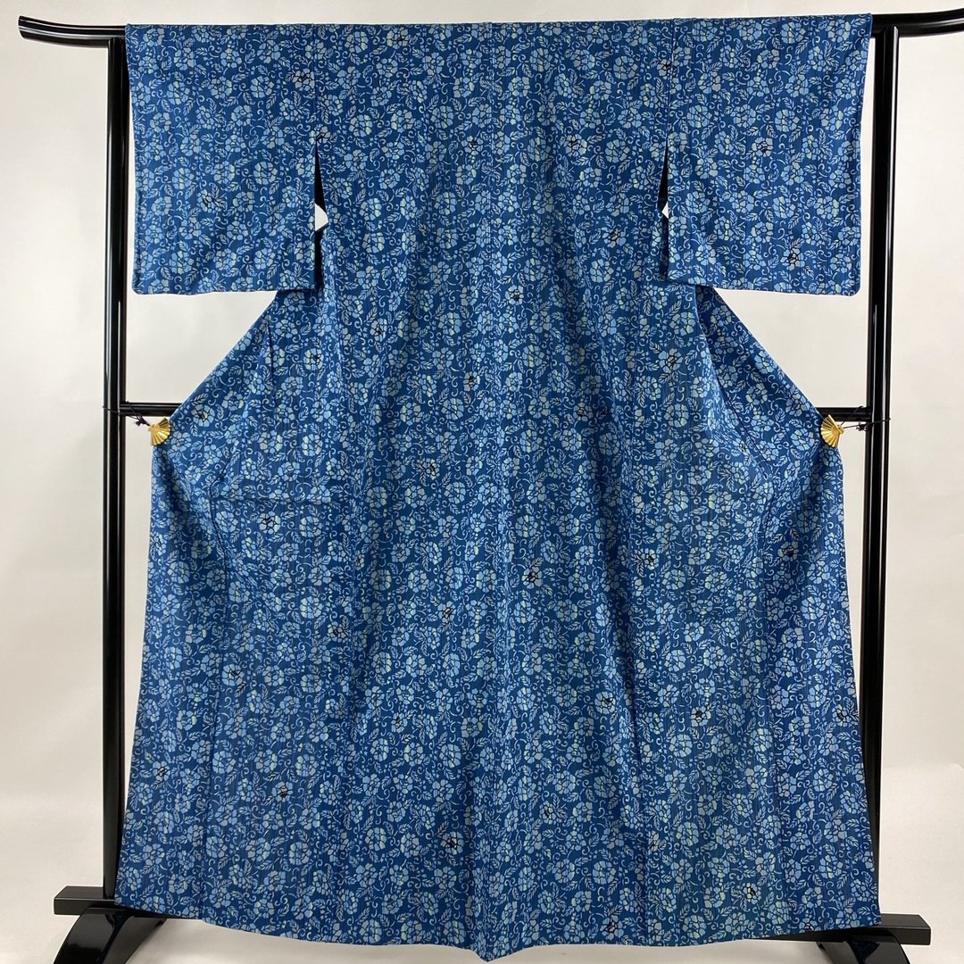 小紋 身丈161cm 裄丈62cm 正絹 美品 優品 【中古】の通販 by 小紋 身丈161cm 裄丈62cm 正絹 美品 優品 【中古】の通販 by