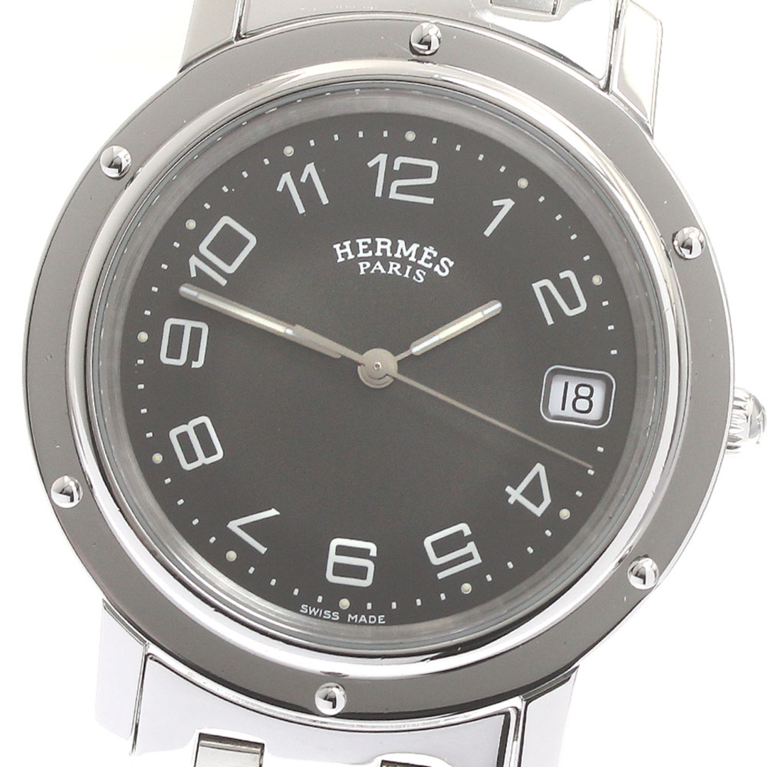 HERMES - エルメス HERMES CL6.710 クリッパー デイト クォーツ HERMES - エルメス HERMES CL6.710 クリッパー デイト クォーツ