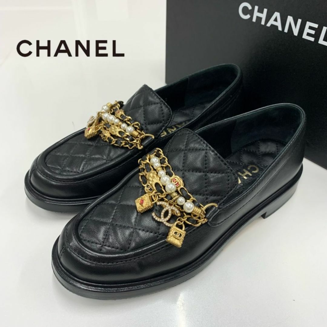 CHANEL - M10045 シャネル レザー ココマーク チェーン CHANEL - M10045 シャネル レザー ココマーク チェーン