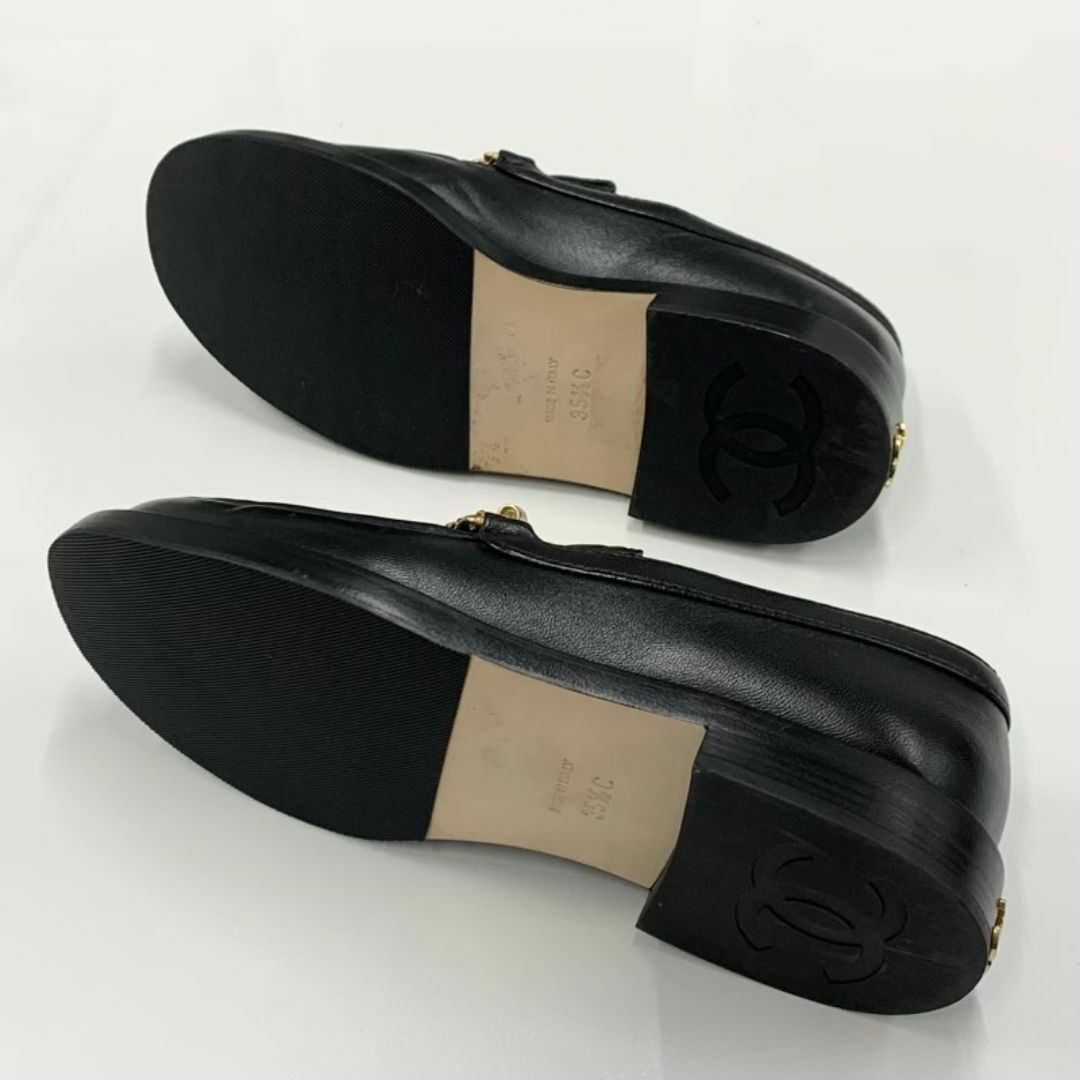 CHANEL - M10045 シャネル レザー ココマーク チェーン CHANEL - M10045 シャネル レザー ココマーク チェーン