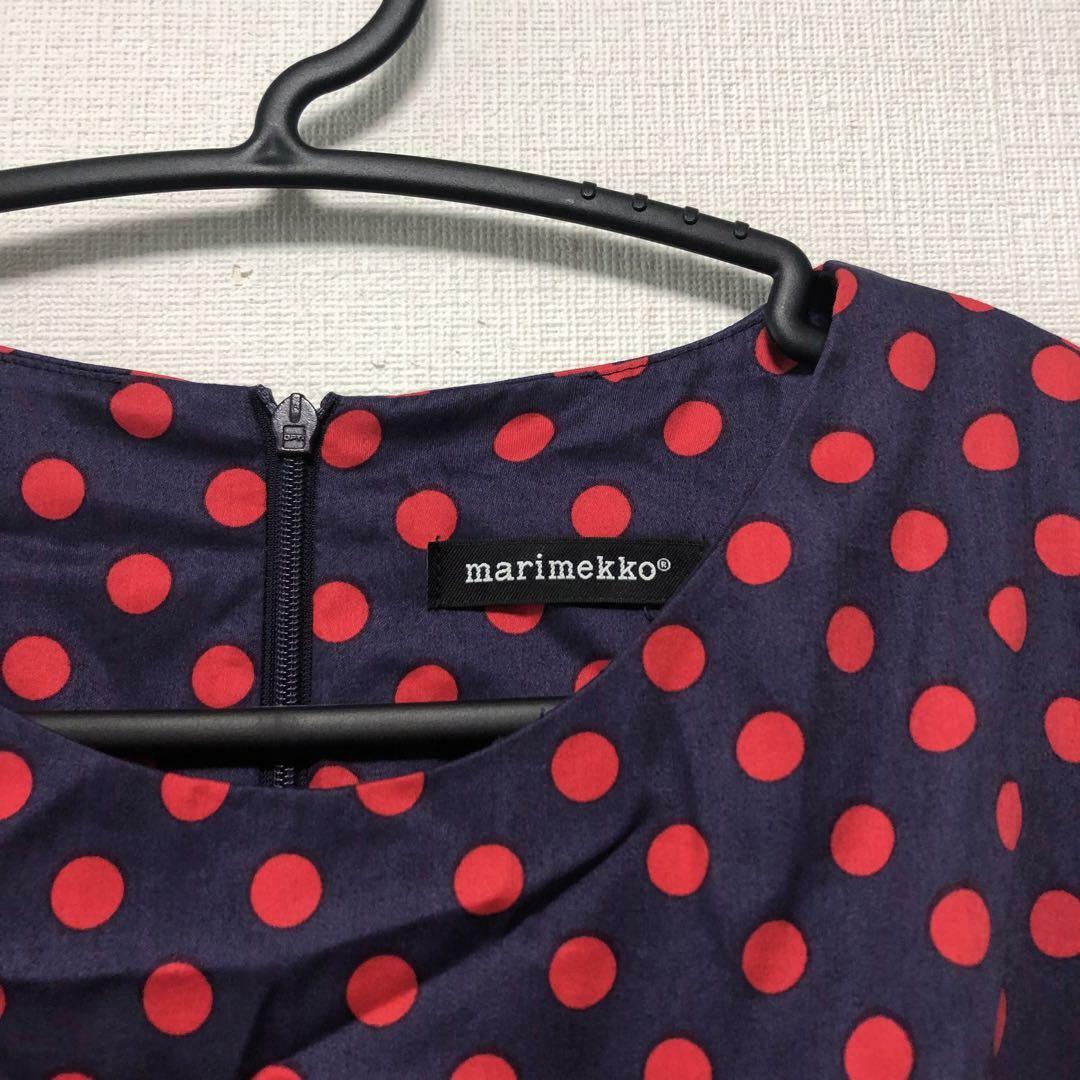 marimekko - マリメッコ ◇ marimekkoレトロ ドットワンピース marimekko - マリメッコ ◇ marimekkoレトロ ドットワンピース