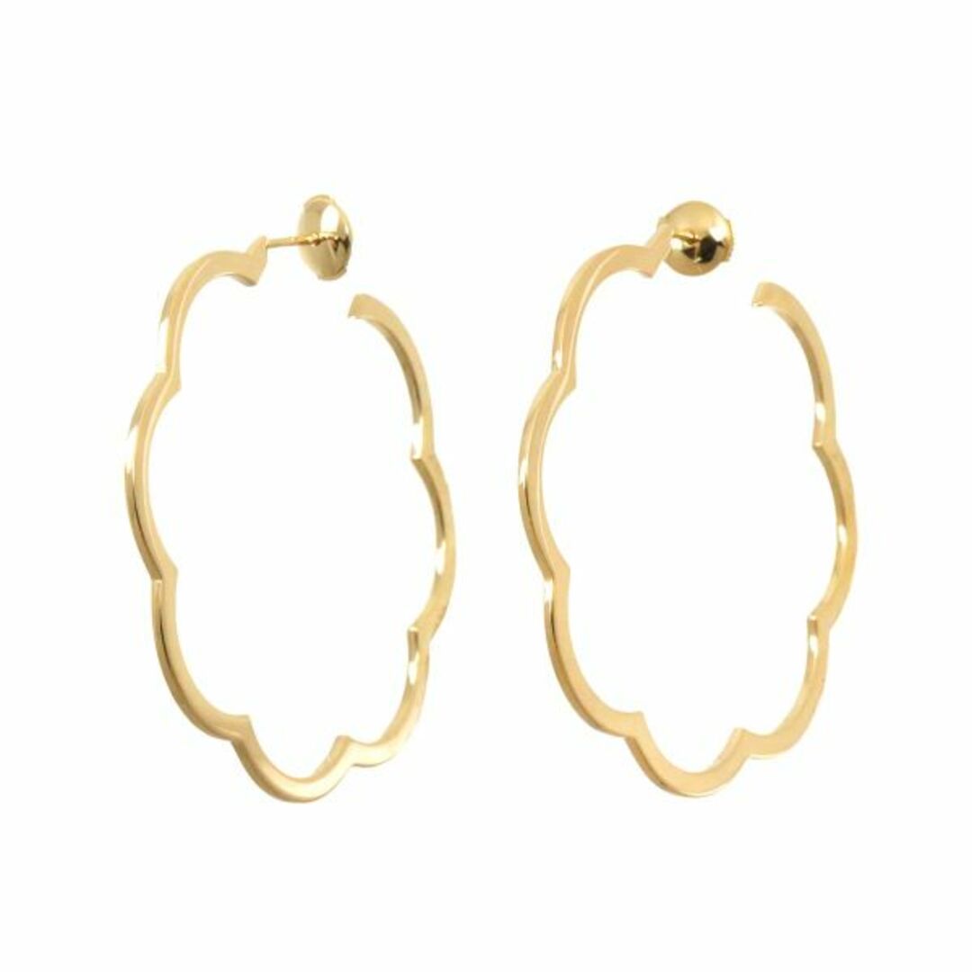 CHANEL - シャネル CHANEL カメリア ピアス K18 YG イエロー CHANEL - シャネル CHANEL カメリア ピアス K18 YG イエロー
