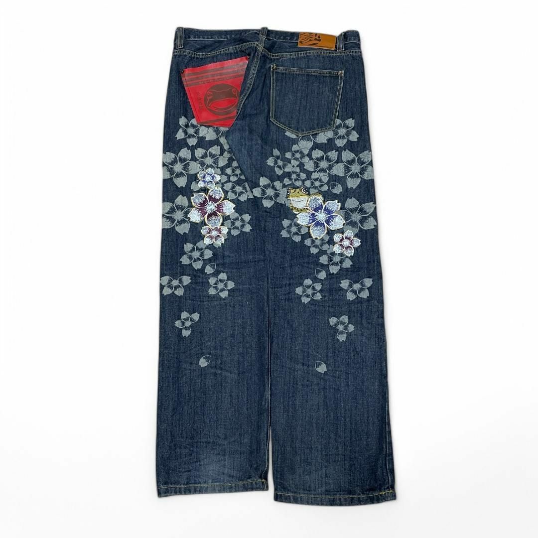 ART VINTAGE - 参丸一サンマルイチデニムジーンズw36刺繍和柄 ART VINTAGE - 参丸一サンマルイチデニムジーンズw36刺繍和柄
