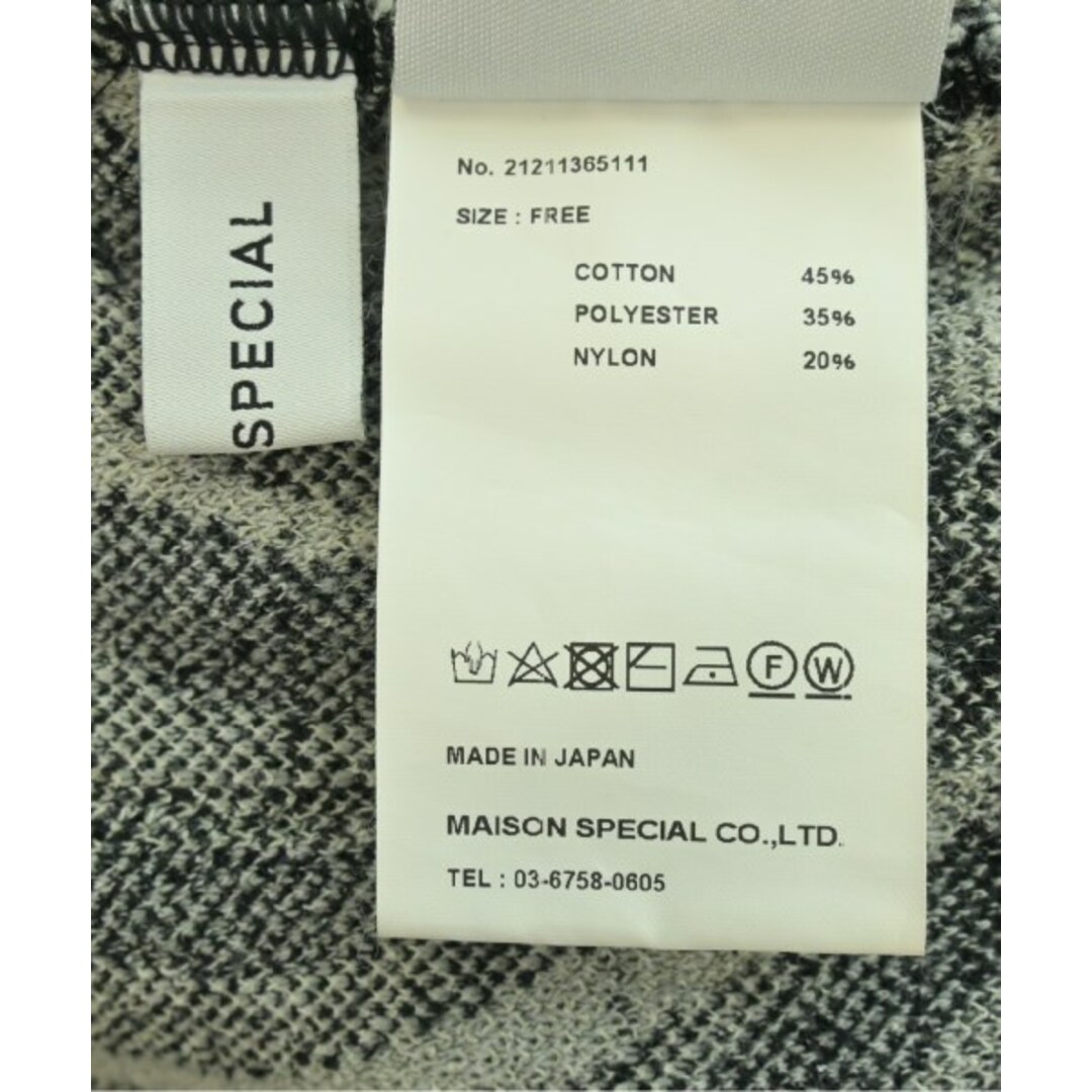 MAISON SPECIAL - MAISON SPECIAL ベスト F グレーx黒x MAISON SPECIAL - MAISON SPECIAL ベスト F グレーx黒x