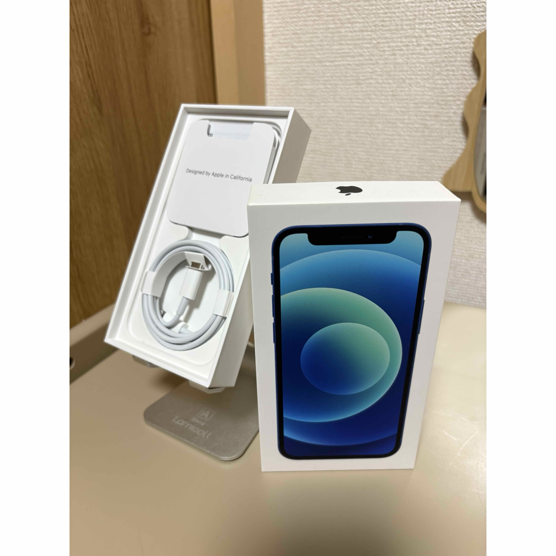 iPhone - iPhone12 mini 256gb ブルー 美品の通販 by ムラリュ's iPhone - iPhone12 mini 256gb ブルー 美品の通販 by ムラリュ's