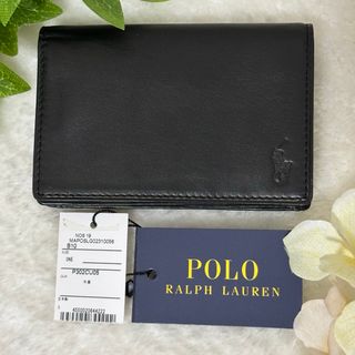 POLO RALPH LAUREN(名刺入れ/定期入れ ・ ブラック/黒色系)の POLO RALPH LAUREN(名刺入れ/定期入れ ・ ブラック/黒色系)の