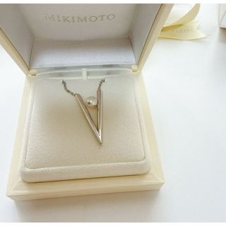 MIKIMOTO - 1557 ミキモトパールステーションネックレスK18YG MIKIMOTO - 1557 ミキモトパールステーションネックレスK18YG