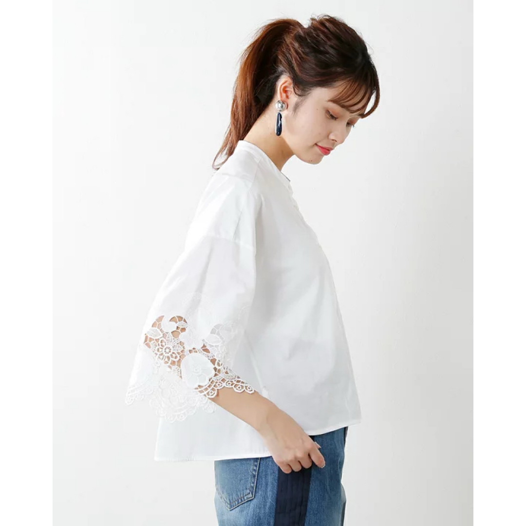 TICCA - ticca 袖 レース シャツ ブラウスの通販 by shop TICCA - ticca 袖 レース シャツ ブラウスの通販 by shop