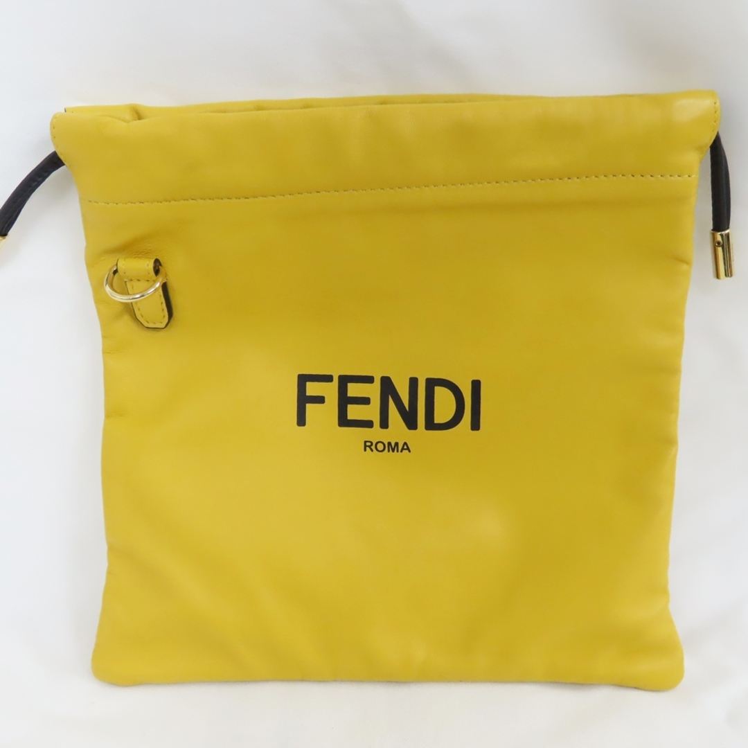 FENDI - フェンディ ショルダーバッグ ロゴ スリムクラッチ FENDI - フェンディ ショルダーバッグ ロゴ スリムクラッチ