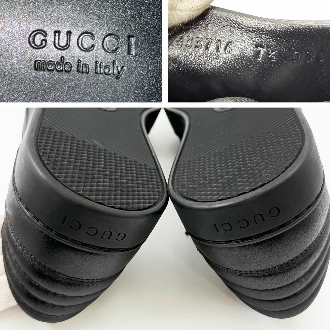 GUCCI - 【新品未使用】 グッチ スニーカー GG柄 PVC 黒 GUCCI - 【新品未使用】 グッチ スニーカー GG柄 PVC 黒