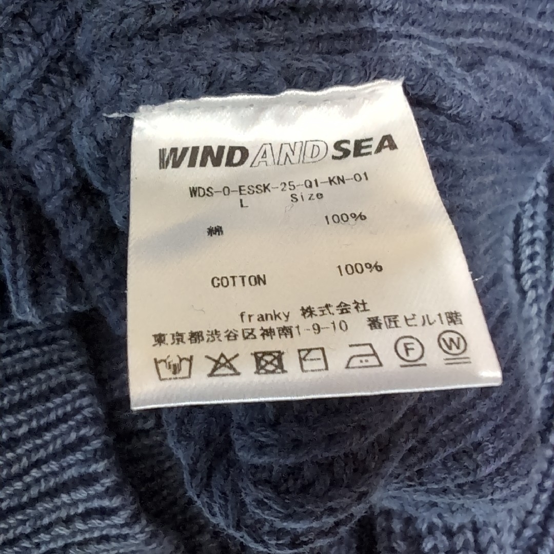 WIND AND SEA - WIND AND SEA ウィンダンシー クルーネック WIND AND SEA - WIND AND SEA ウィンダンシー クルーネック