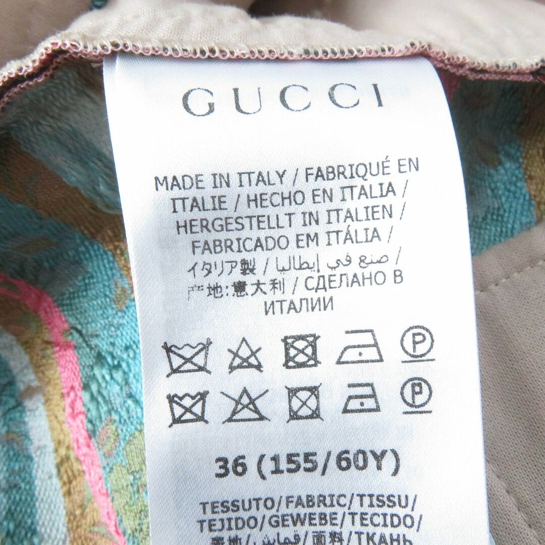 GUCCI - 極美品☆GUCCI グッチ 621738 シルク混 フラワー GUCCI - 極美品☆GUCCI グッチ 621738 シルク混 フラワー