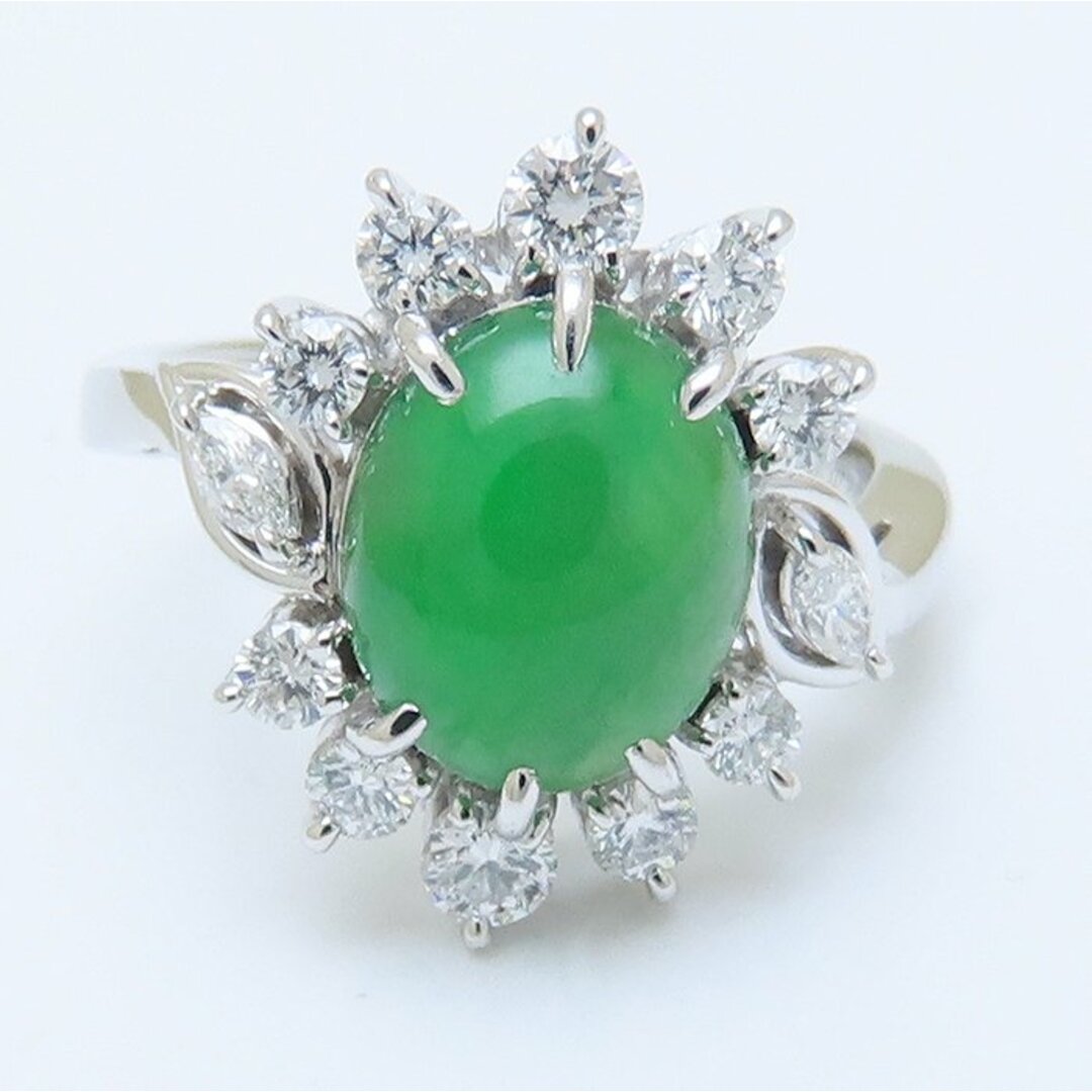 MIKIMOTO - MIKIMOTO ミキモト リング 指輪 翡翠3.09ct MIKIMOTO - MIKIMOTO ミキモト リング 指輪 翡翠3.09ct