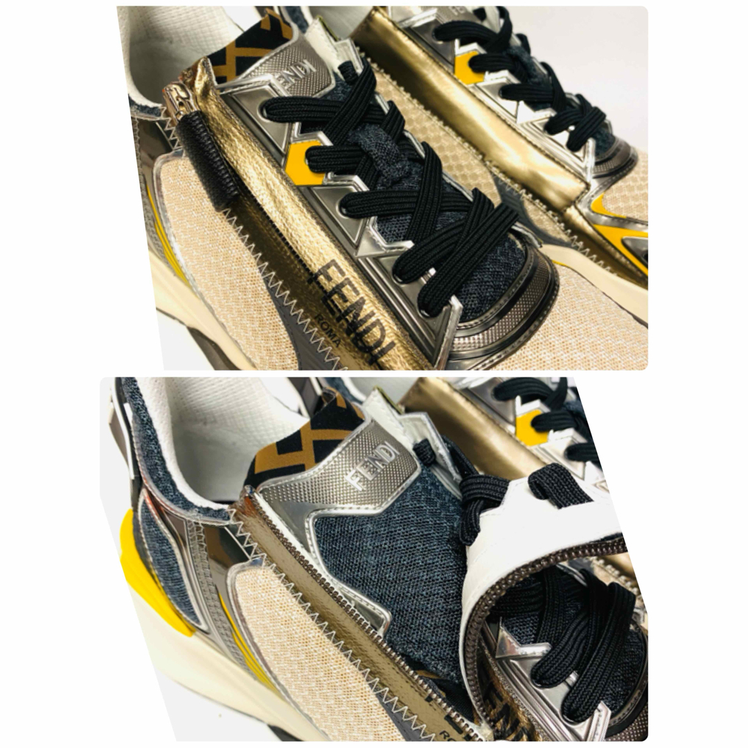 FENDI - 試着 定価17.9万 現行 フェンディ フロー スニーカー FENDI - 試着 定価17.9万 現行 フェンディ フロー スニーカー