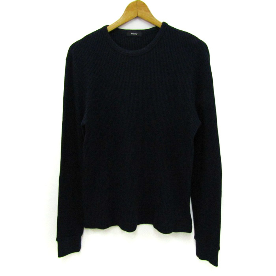 Theory - セオリー 長袖ワッフルTシャツ クルーネック トップス Theory - セオリー 長袖ワッフルTシャツ クルーネック トップス