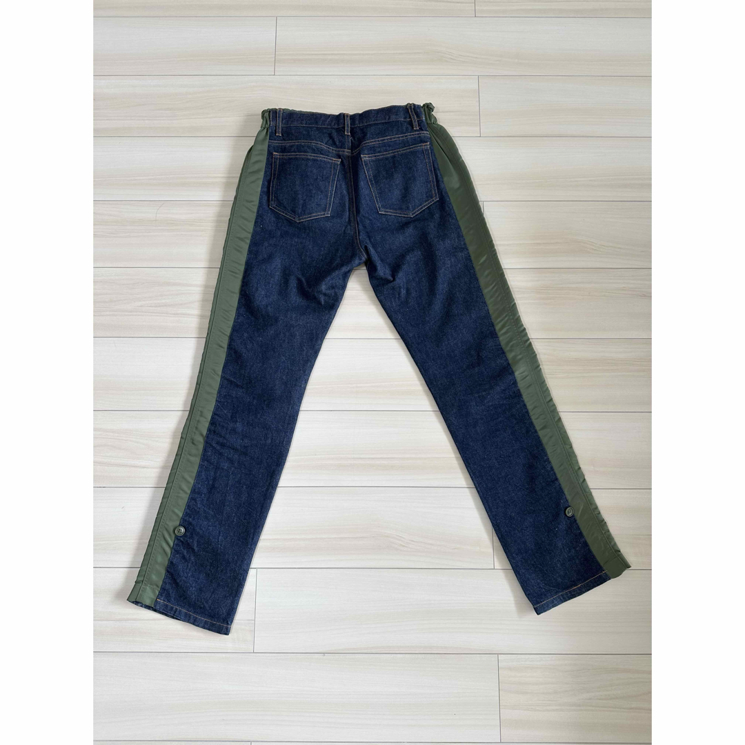 sacai - 【美品】21SS Sacai×A.P.C PANTALON HARUデニムパンツの sacai - 【美品】21SS Sacai×A.P.C PANTALON HARUデニムパンツの