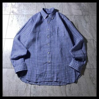 POLO RALPH LAUREN - ラルフローレン ギンガムチェック BDリネン POLO RALPH LAUREN - ラルフローレン ギンガムチェック BDリネン