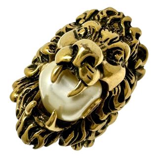 GUCCI - 新品同様【グッチ】ホースビットカクテル/リング/Au750 GUCCI - 新品同様【グッチ】ホースビットカクテル/リング/Au750