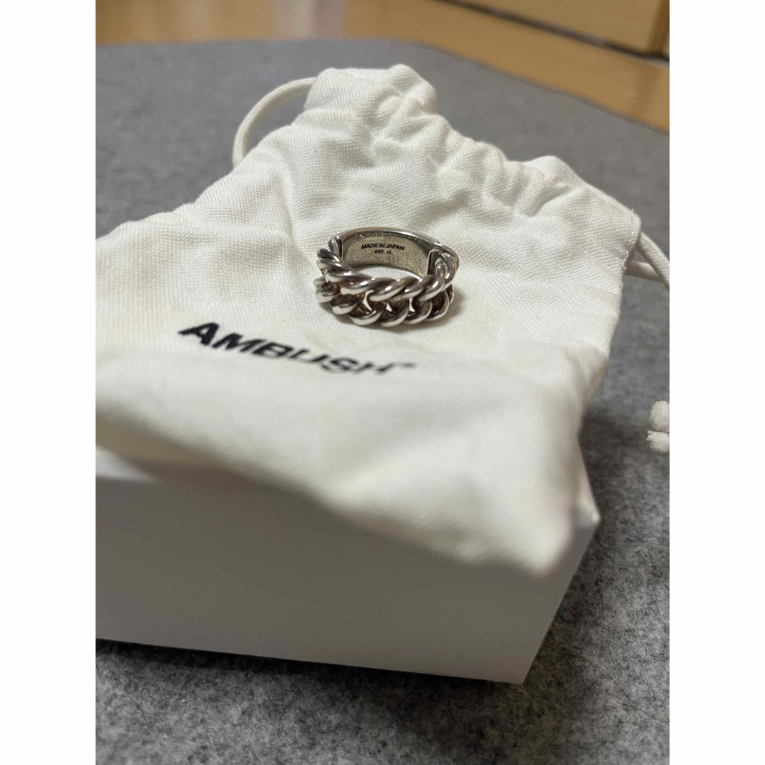 AMBUSH - 美品 AMBUSH チェーンリング シルバー -XLの通販 by AMBUSH - 美品 AMBUSH チェーンリング シルバー -XLの通販 by