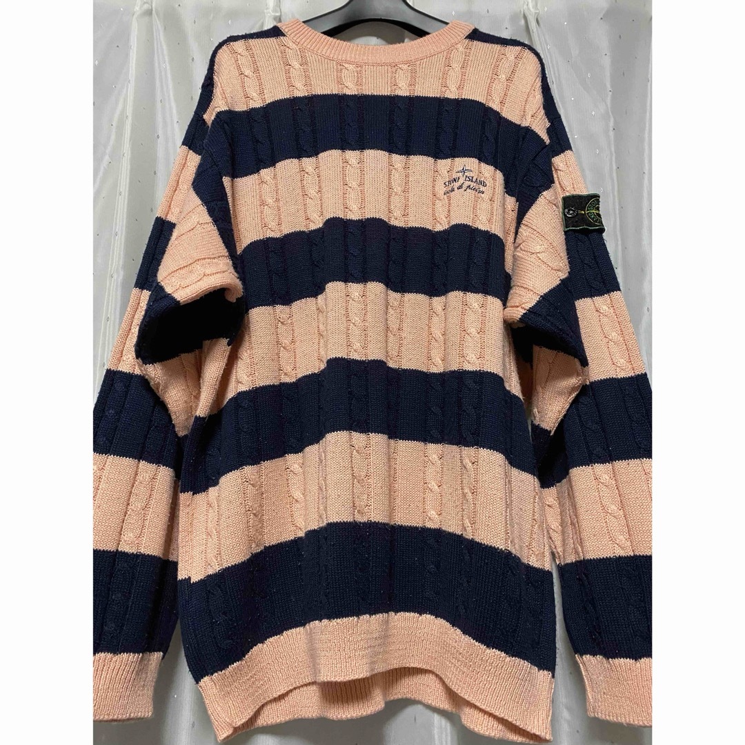 STONE ISLAND - STONE ISLAND 80s CABLE BORDER KNITの通販 by STONE ISLAND - STONE ISLAND 80s CABLE BORDER KNITの通販 by