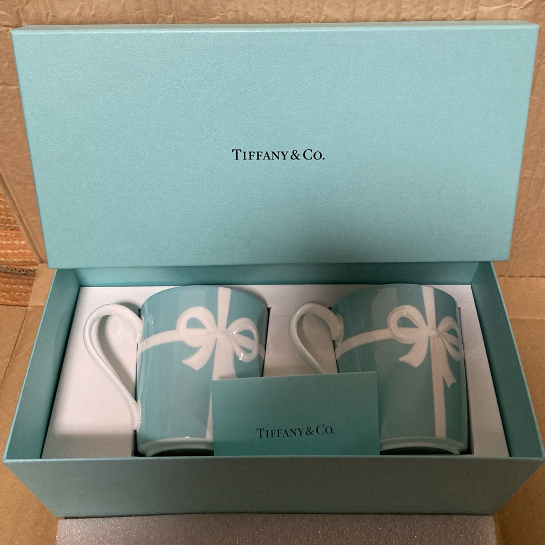 Tiffany & Co. - ティファニー ブルーボックス マグカップ 2個 Tiffany & Co. - ティファニー ブルーボックス マグカップ 2個