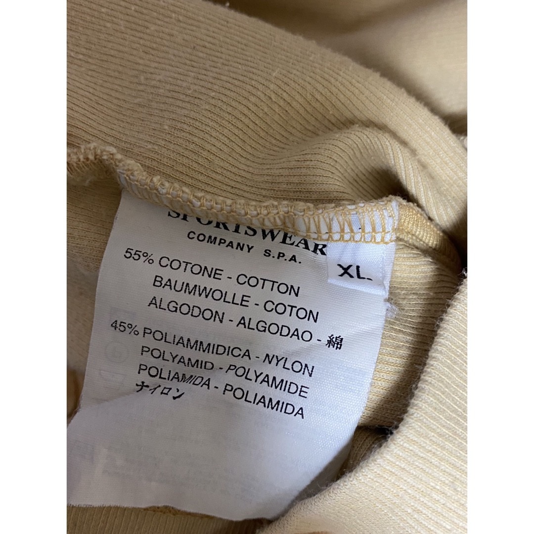 STONE ISLAND - STONE ISLAND 98ss COMPASS LOGO SWEAT YELの STONE ISLAND - STONE ISLAND 98ss COMPASS LOGO SWEAT YELの