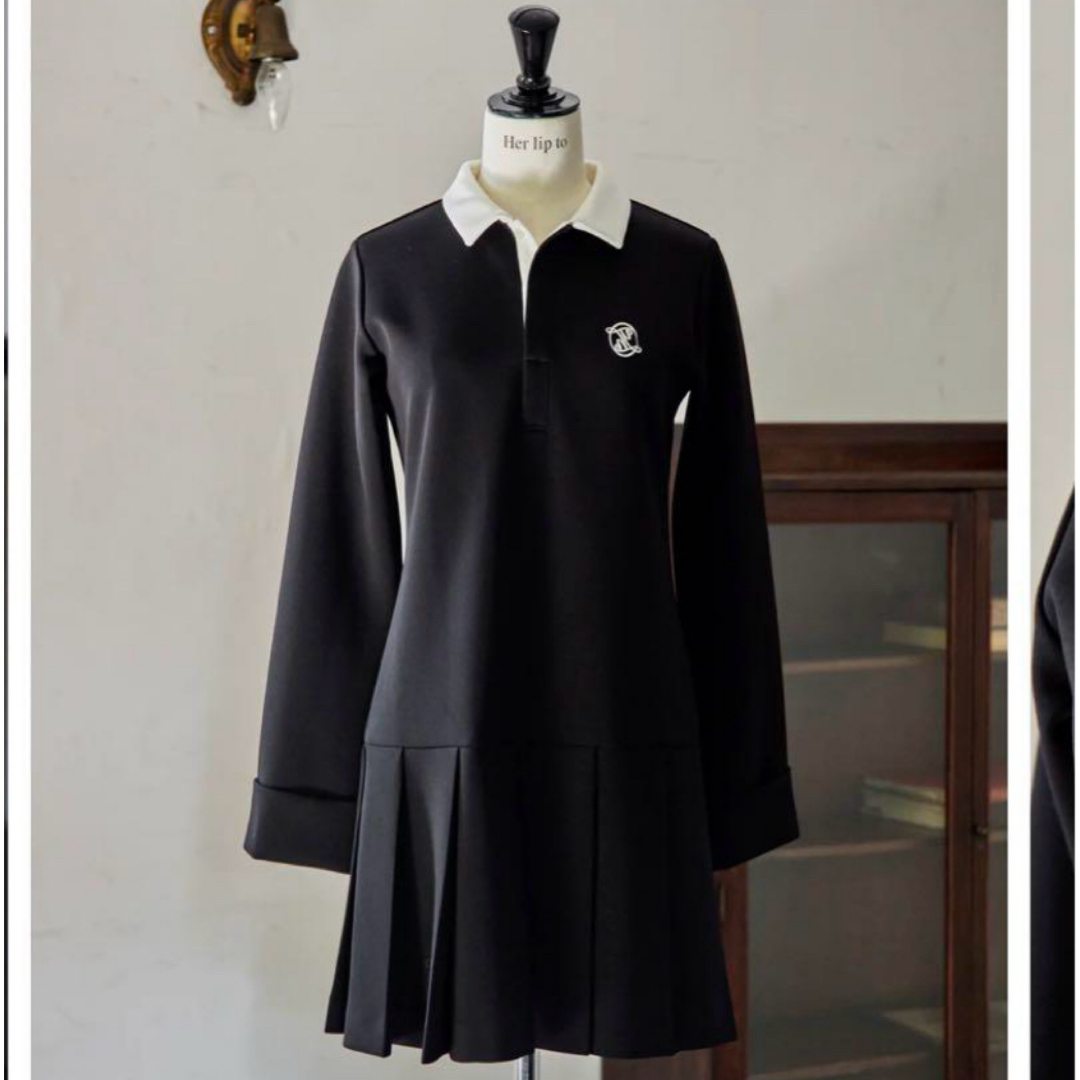 Her lip to - Herlipto Polo Pleated Mini Dress Mサイズの通販 Her lip to - Herlipto Polo Pleated Mini Dress Mサイズの通販