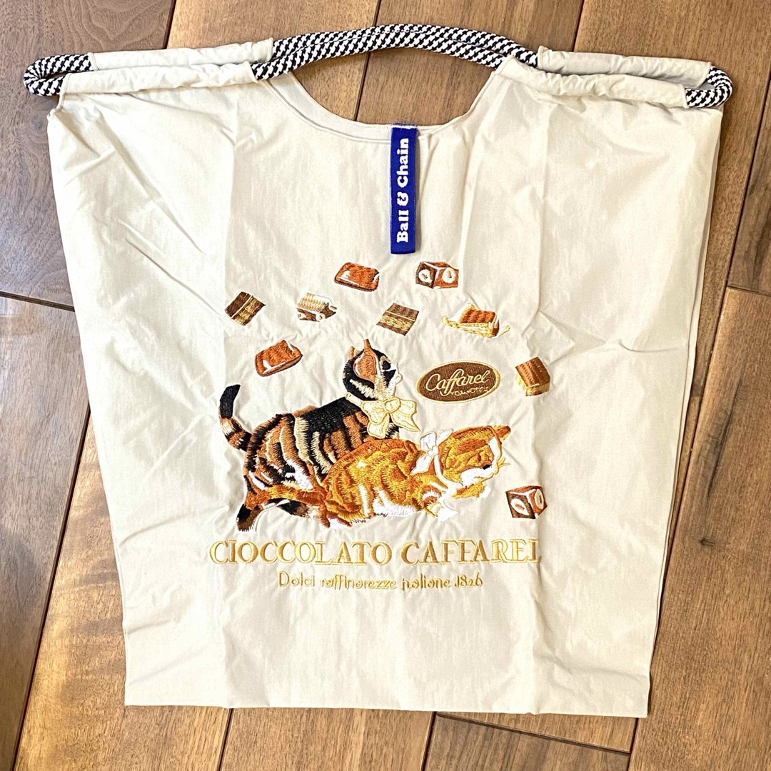 Caffarel - 【新品未使用】刺繍エコバッグ カファレル ボール Caffarel - 【新品未使用】刺繍エコバッグ カファレル ボール