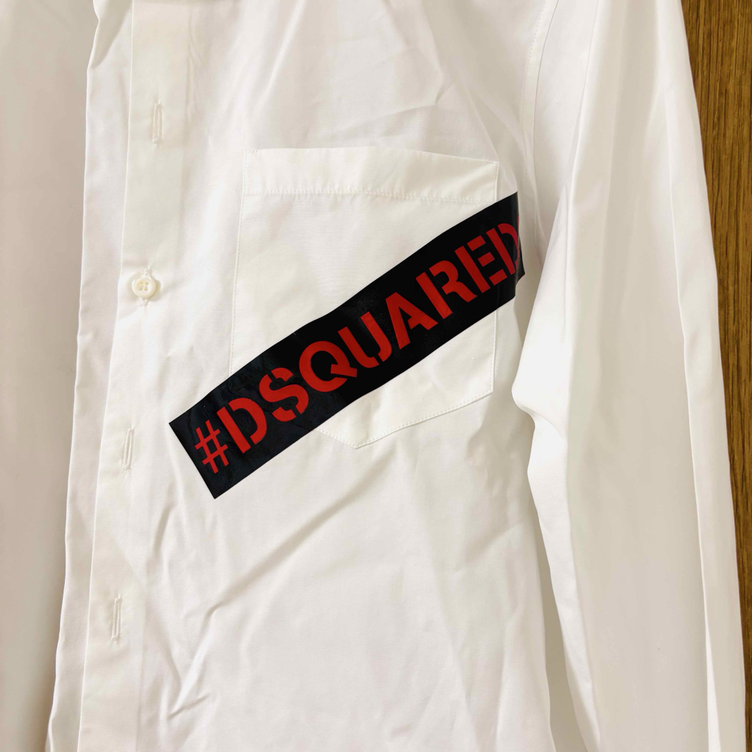 DSQUARED2 - Dsquared2 ディースクエアード ドレスシャツ ロゴ DSQUARED2 - Dsquared2 ディースクエアード ドレスシャツ ロゴ