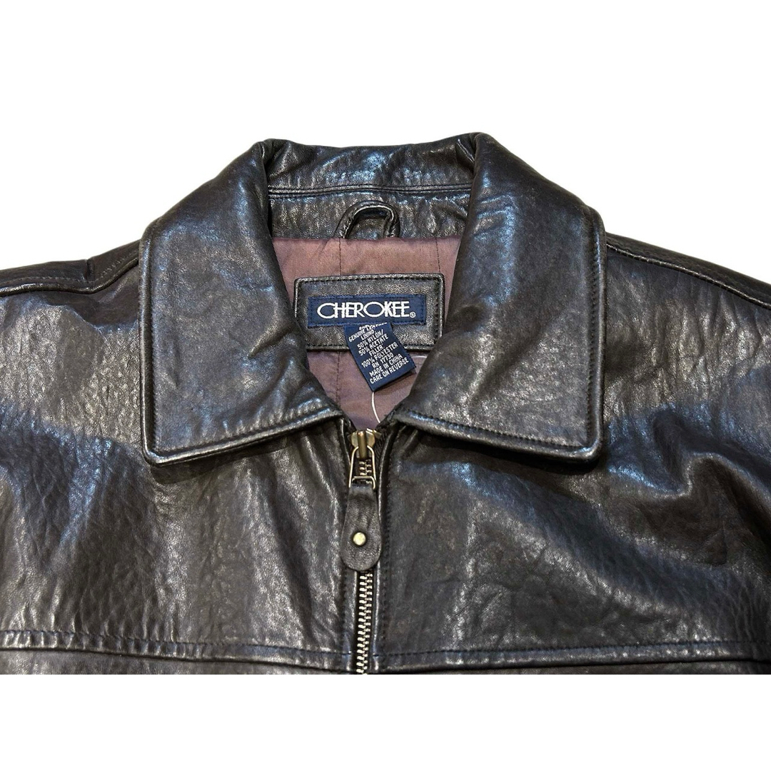 VINTAGE - 90s CHEROKEE チェロキー レザー トラッカー VINTAGE - 90s CHEROKEE チェロキー レザー トラッカー