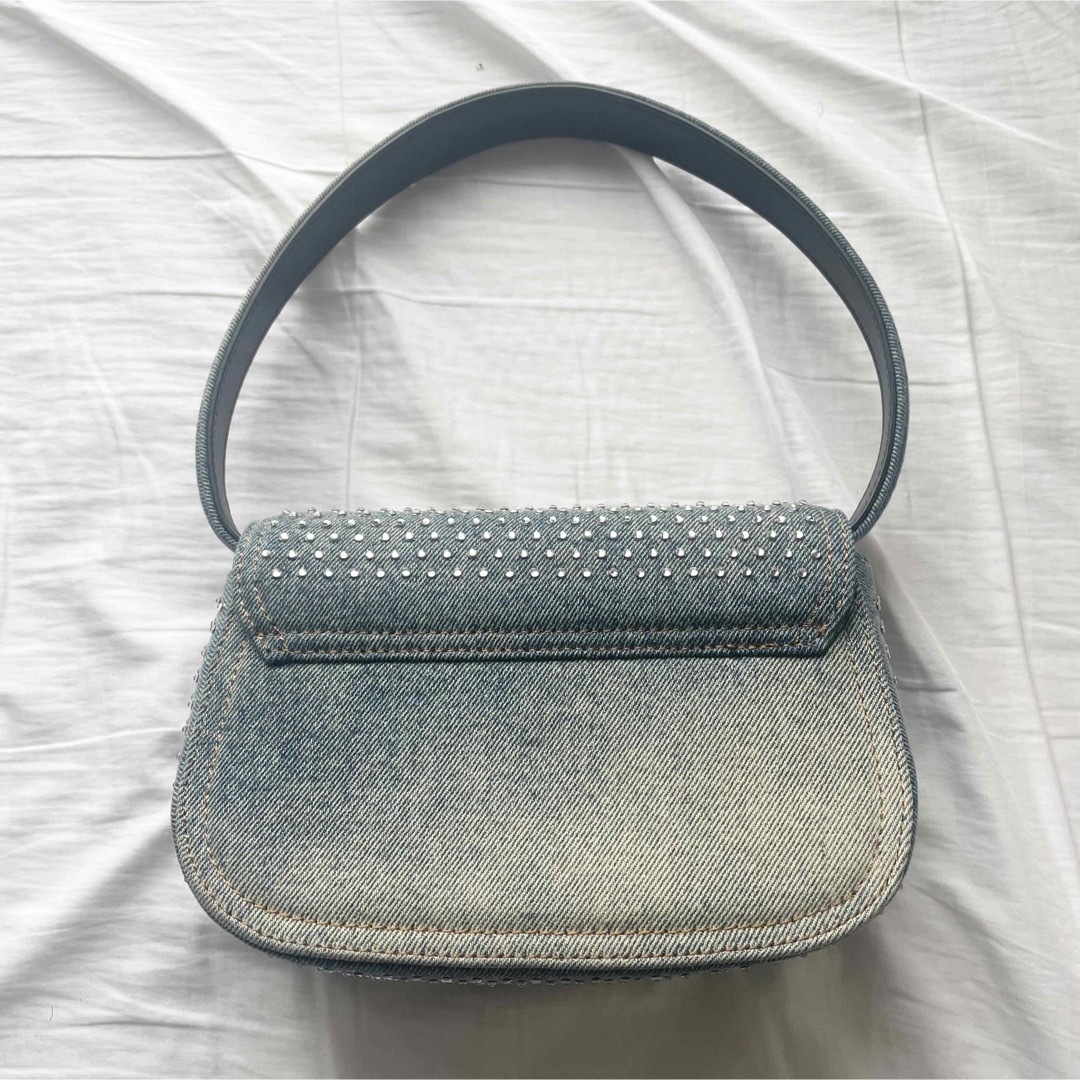 DIESEL - 【完売品】DIESEL 1dr デニムビジューショルダーバッグ DIESEL - 【完売品】DIESEL 1dr デニムビジューショルダーバッグ