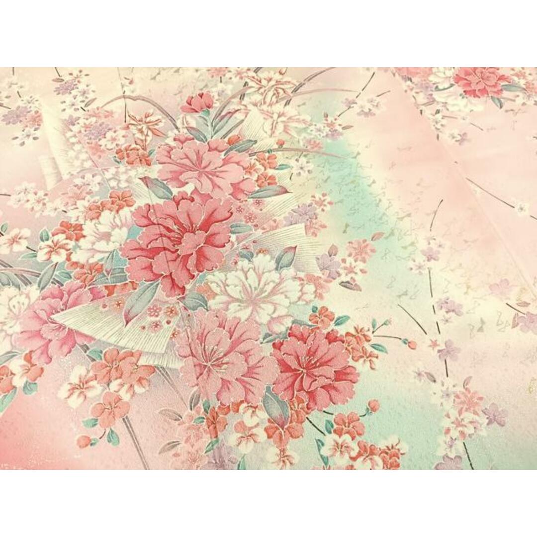 平和屋着物□豪華振袖 花蝶文 暈し染め 金銀彩 正絹 逸品 平和屋着物□豪華振袖 花蝶文 暈し染め 金銀彩 正絹 逸品