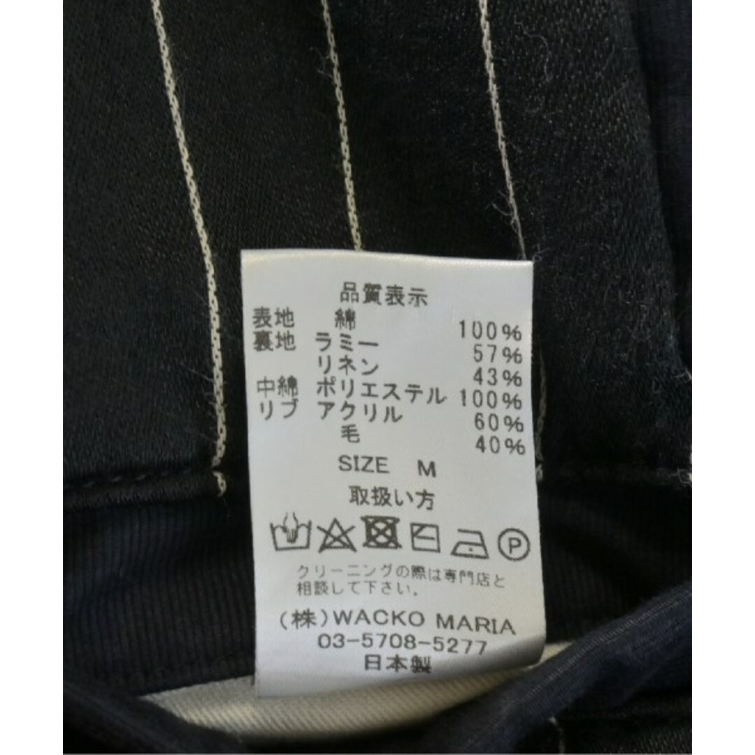 WACKO MARIA - WACKO MARIA ワコマリア スタジャン M 紺 【古着 WACKO MARIA - WACKO MARIA ワコマリア スタジャン M 紺 【古着