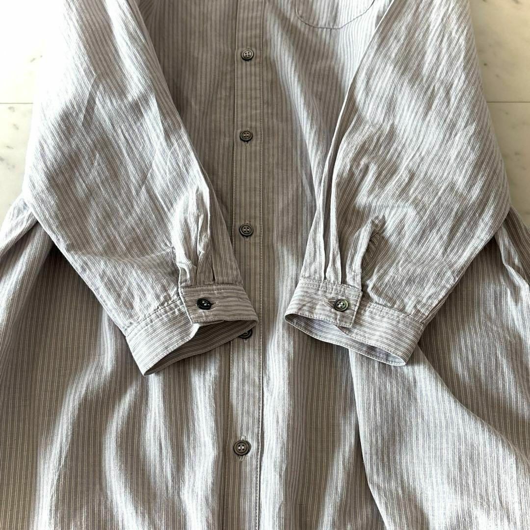 nest Robe - 美品 ネストローブ リネンシャツワンピース nest Robe - 美品 ネストローブ リネンシャツワンピース