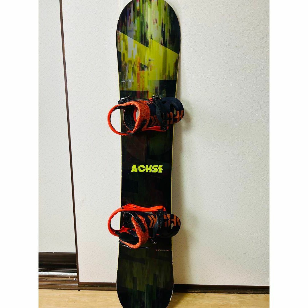 YONEX ACHSE 150cm スノーボード 板 フラックス ビンディングの YONEX ACHSE 150cm スノーボード 板 フラックス ビンディングの