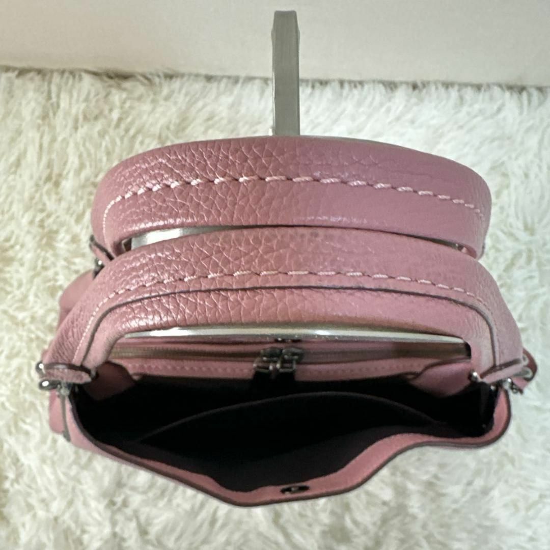 COACH - COACH コーチ ショルダーバッグ 肩掛け Cロック ピンク COACH - COACH コーチ ショルダーバッグ 肩掛け Cロック ピンク