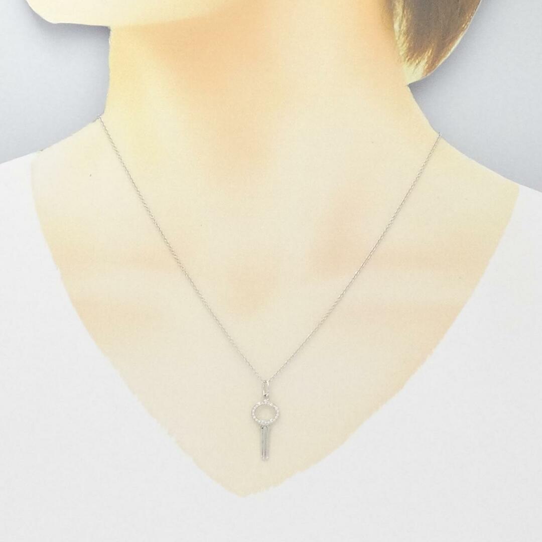 Tiffany & Co. - ティファニー キー ダイヤモンド ネックレスの Tiffany & Co. - ティファニー キー ダイヤモンド ネックレスの