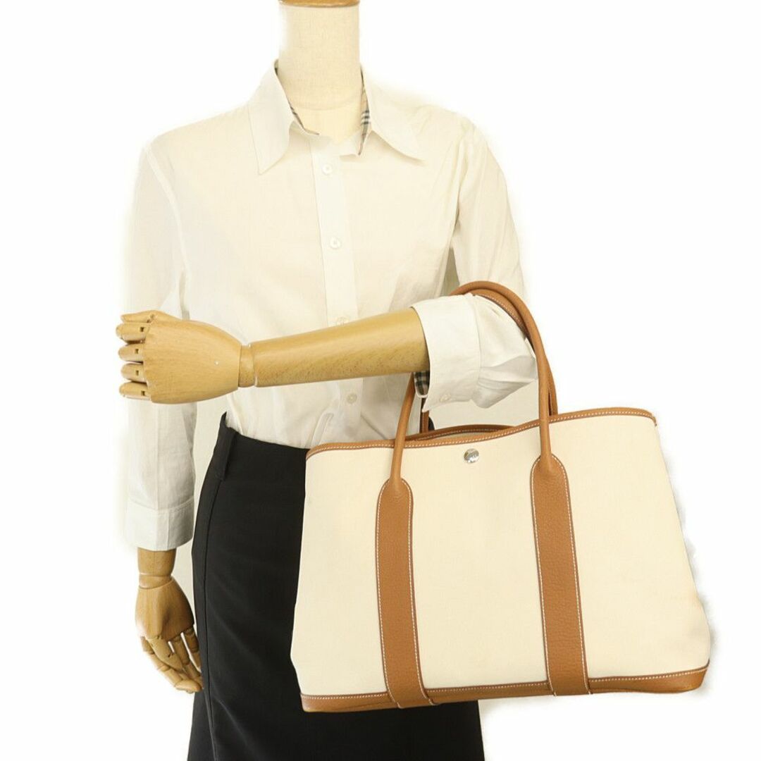 HERMES - エルメス トートバッグ ガーデンパーティ PM □刻印 HERMES - エルメス トートバッグ ガーデンパーティ PM □刻印