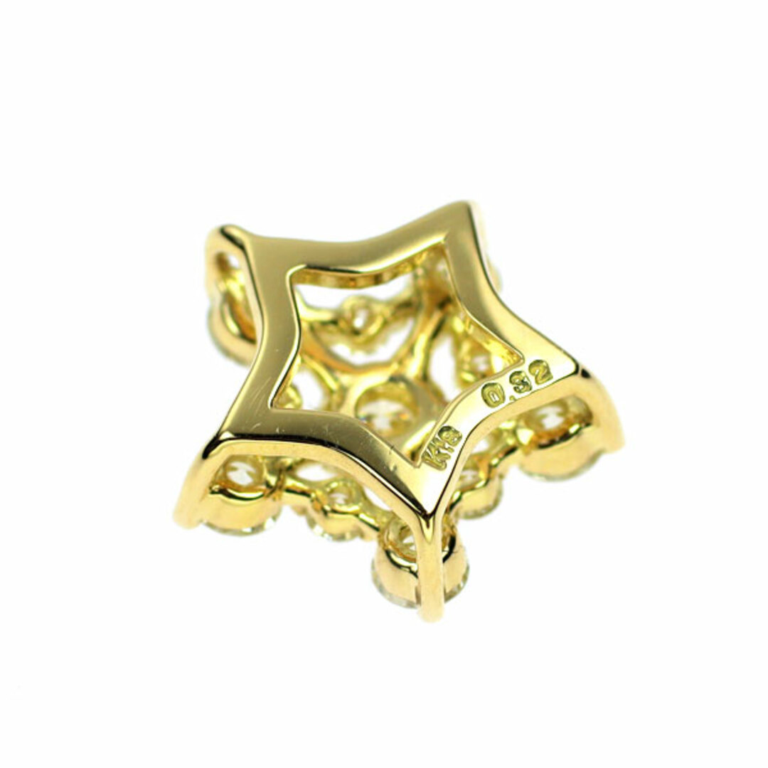 K18YG ダイヤモンド ペンダントトップ 0.32ct スターの通販 by K18YG ダイヤモンド ペンダントトップ 0.32ct スターの通販 by