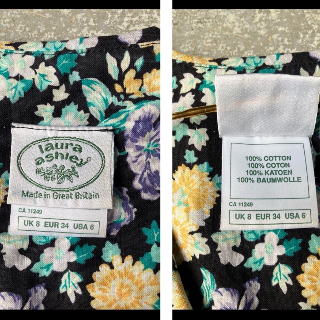 LAURA ASHLEY - 美品 80s LAURA ASHLEY ローラアシュレイ LAURA ASHLEY - 美品 80s LAURA ASHLEY ローラアシュレイ