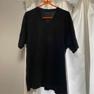 UNIQLO - ユニクロシルキードライVネックT半袖【メンズMサイズ UNIQLO - ユニクロシルキードライVネックT半袖【メンズMサイズ