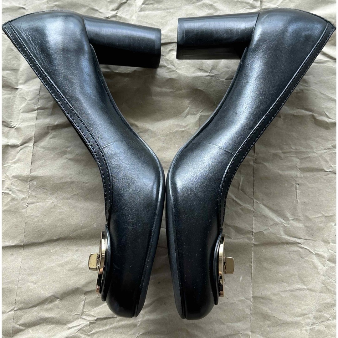 Tory Burch - トリーバーチ パンプス レザー バックル チャン Tory Burch - トリーバーチ パンプス レザー バックル チャン