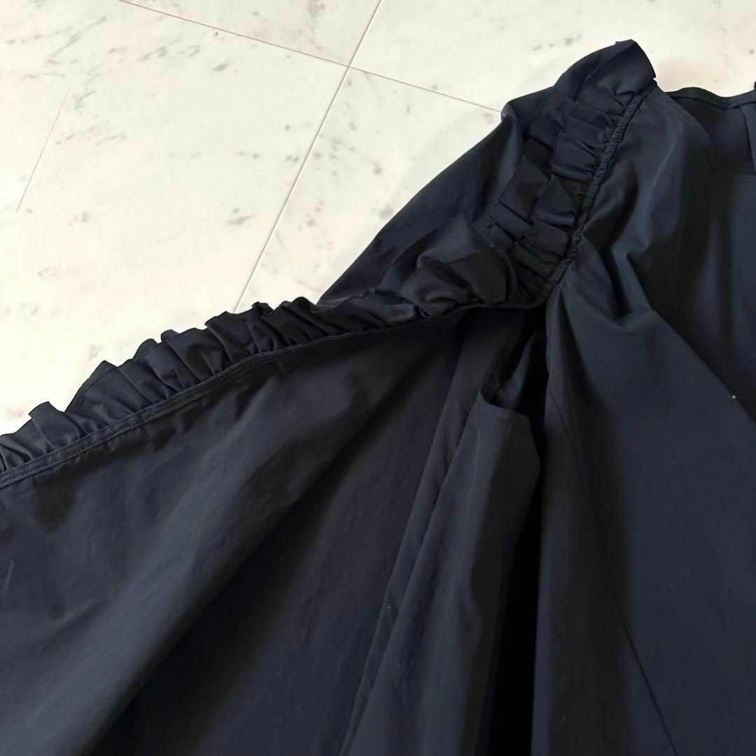 Drawer - 極美品♪ヨリ ケープフリルブラウス プルオーバー 黒 Drawer - 極美品♪ヨリ ケープフリルブラウス プルオーバー 黒