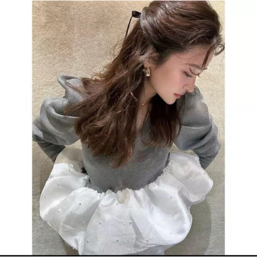 SNIDEL - 正規品☆Bibiy. AMELIE PEPURAMU KNITビビィの通販 by SNIDEL - 正規品☆Bibiy. AMELIE PEPURAMU KNITビビィの通販 by