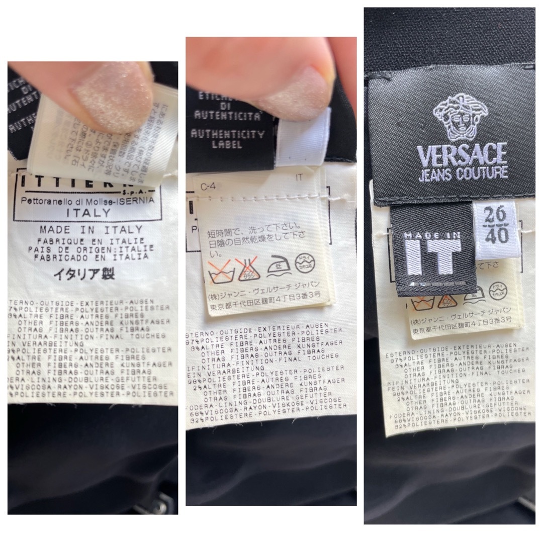 VERSACE - 超レアVERSACE JEANS COUTURE 2000s プリーツミニ VERSACE - 超レアVERSACE JEANS COUTURE 2000s プリーツミニ