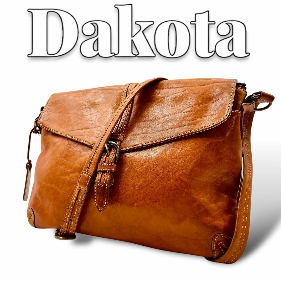Dakota - Dakota レザー キャメル ショルダーバッグ レディース Dakota - Dakota レザー キャメル ショルダーバッグ レディース