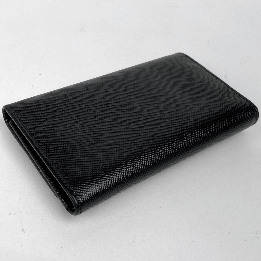 PRADA - 【在庫一掃】 プラダ ロゴ 6連 キーケース 【中古】の PRADA - 【在庫一掃】 プラダ ロゴ 6連 キーケース 【中古】の
