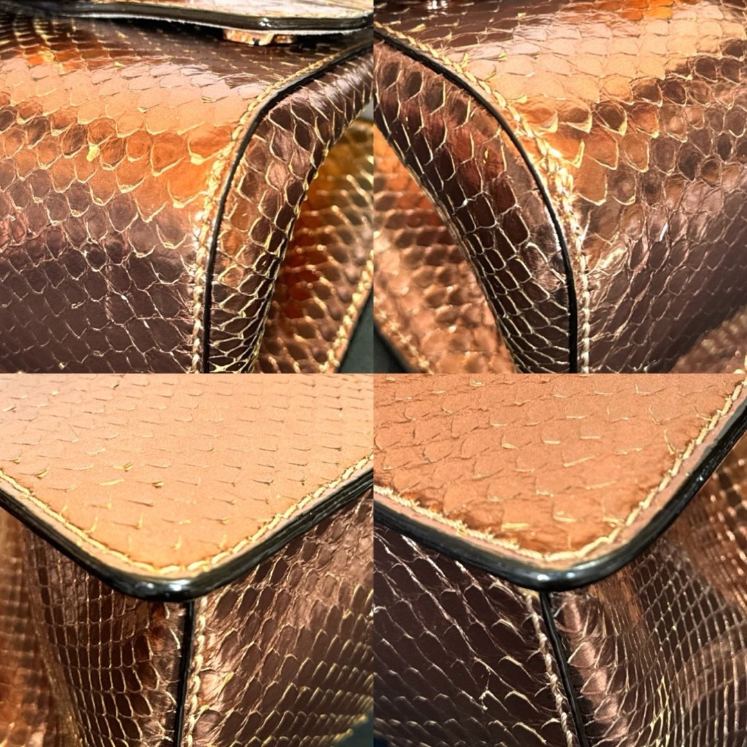 JIMMY CHOO - 良品 JIMMY CHOO MADELINE パイソン 2WAYバッグ JIMMY CHOO - 良品 JIMMY CHOO MADELINE パイソン 2WAYバッグ